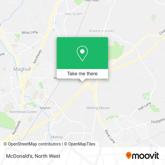 How to Get to McDonald's in Maghull by Bus or Train?