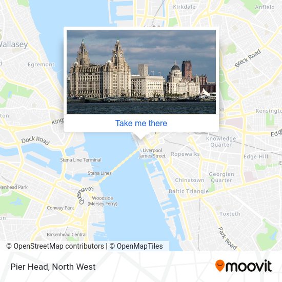 How to Get to Pier Head in Liverpool by Bus or Train?
