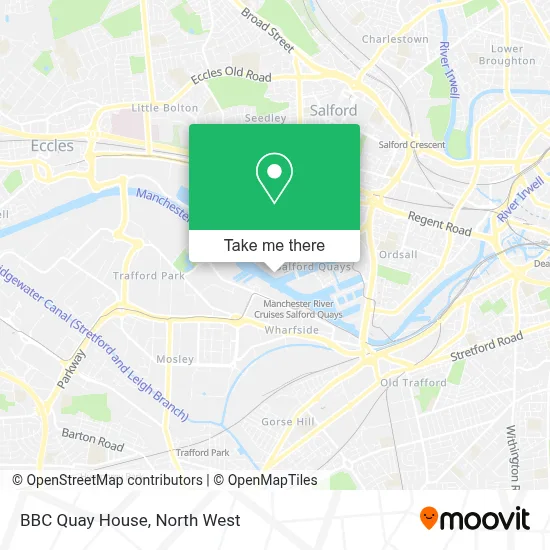 How to Get to BBC Quay House in Salford by Light Rail, Bus or Train?