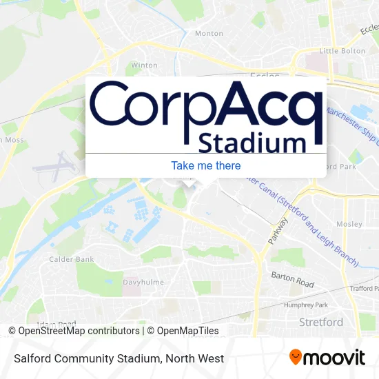 How to Get to Salford Community Stadium in Trafford Park by Bus, Light ...