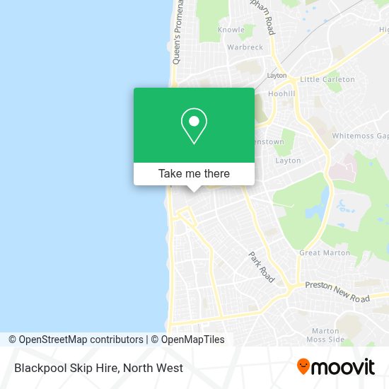How to get to Blackpool Skip Hire by bus, train or light rail?