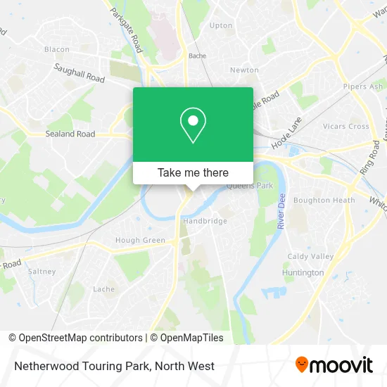 How to Get to Netherwood Touring Park in Chester by Bus?