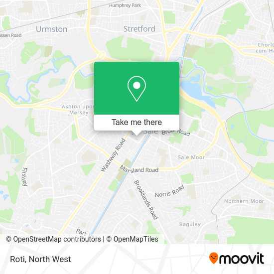 How to get to Roti in Sale by bus, light rail or train?