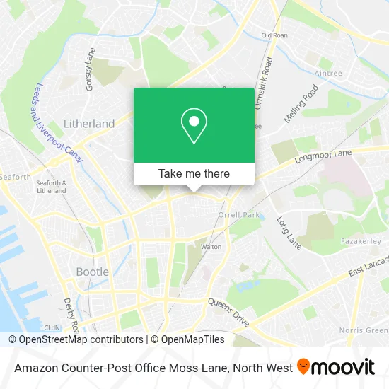 How to Get to Amazon Counter-Post Office Moss Lane in Orrell Park by ...