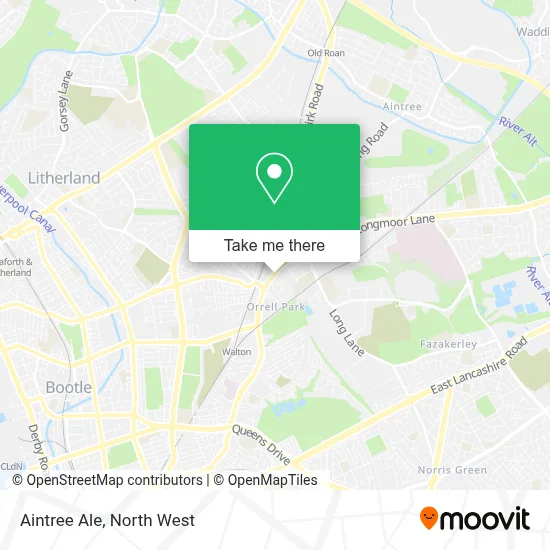 How to Get to Aintree Ale in Orrell Park by Bus or Train?