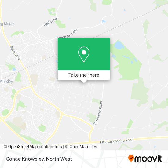 How to get to Sonae Knowsley in Kirkby by bus or train?