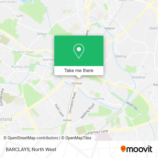 How to Get to BARCLAYS in Old Roan by Bus or Train?
