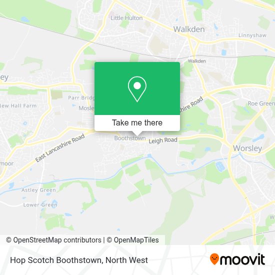 How to get to Hop Scotch Boothstown by bus, train or light rail?