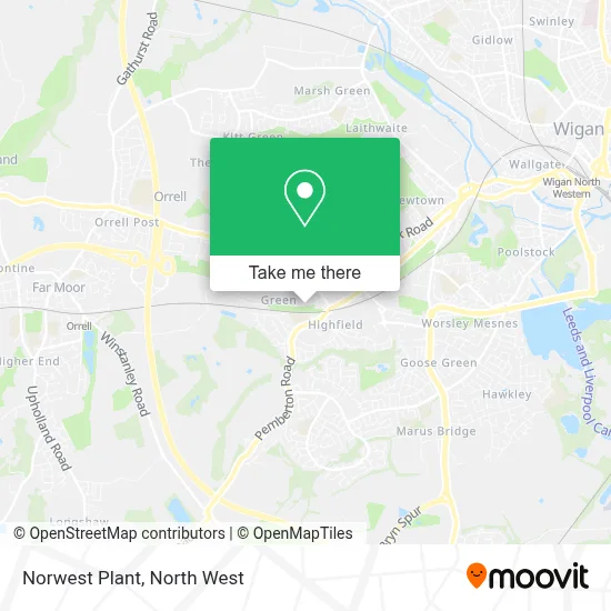 How to Get to Norwest Plant in Wigan by Bus or Train?