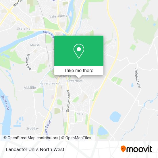 How to get to Lancaster Univ by bus or train?