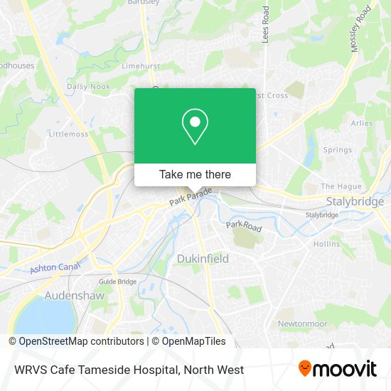 How to Get to WRVS Cafe Tameside Hospital in Ashton Under Lyne by Bus ...