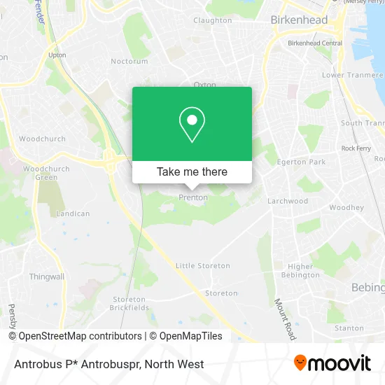 How to Get to Antrobus P* Antrobuspr in Birkenhead by Bus or Train?