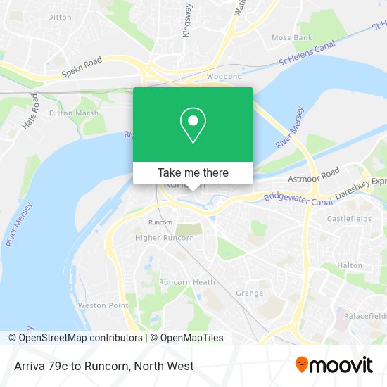 How to Get to Arriva 79c to Runcorn by Bus or Train?