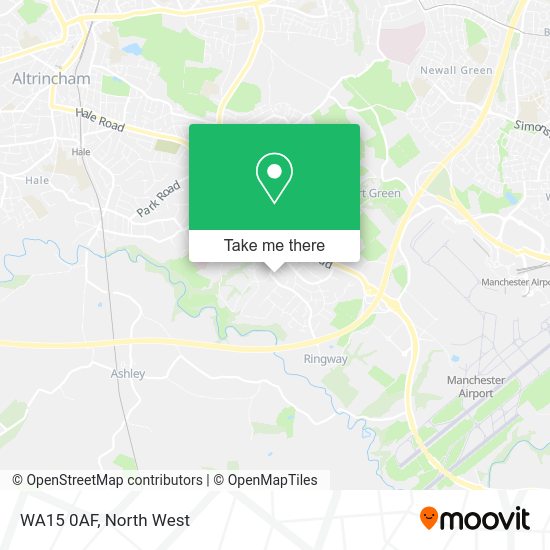 How to Get to WA15 0AF in Altrincham by Bus, Train or Light Rail?