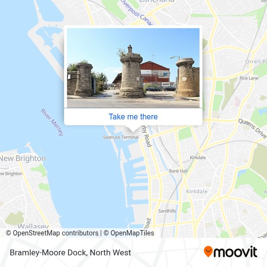 How to Get to Bramley-Moore Dock in Bootle by Bus or Train?
