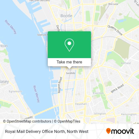 How to get to Royal Mail Delivery Office North in Liverpool by Bus or ...