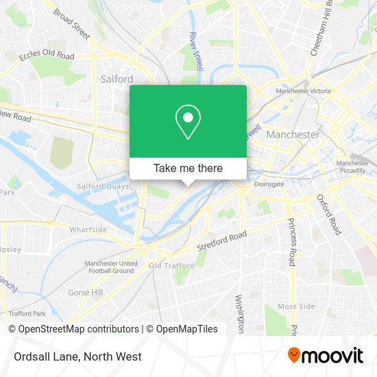 How to Get to Ordsall Lane in Salford by Bus, Train or Light Rail?