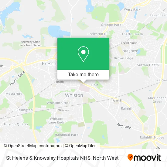 How to Get to St Helens & Knowsley Hospitals NHS by Bus or Train?