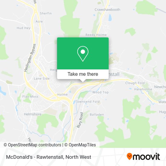 How to get to McDonald's - Rawtenstall by Bus?