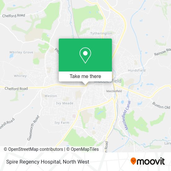 How to Get to Spire Regency Hospital in Macclesfield by Train or Bus?