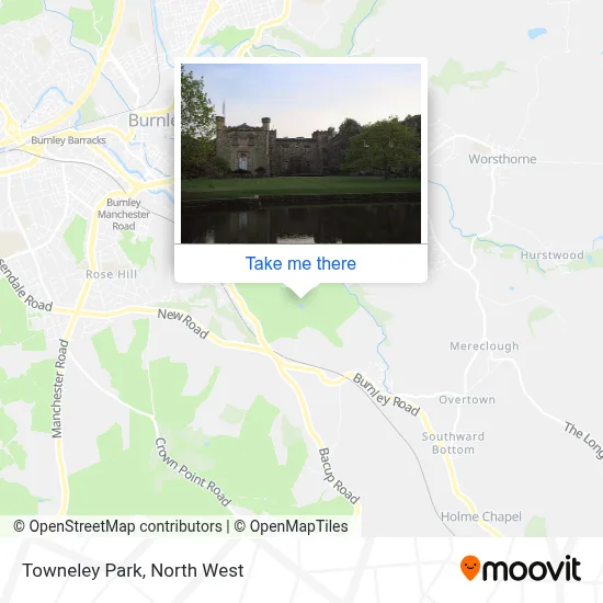 How to Get to Towneley Park in Burnley by Bus or Train?