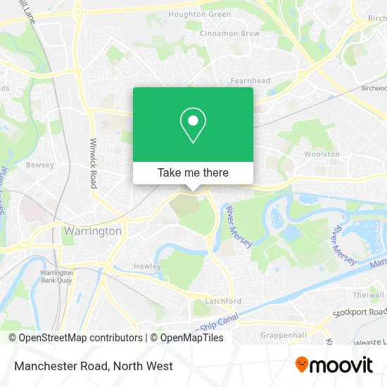 How to Get to Manchester Road in Warrington by Bus or Train?