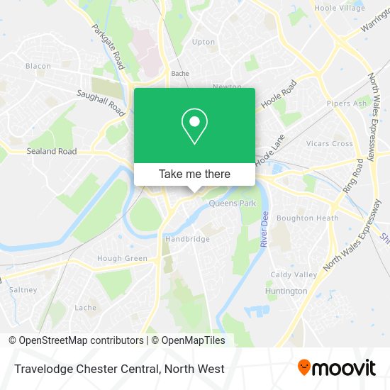 How to Get to Travelodge Chester Central by Bus or Train?