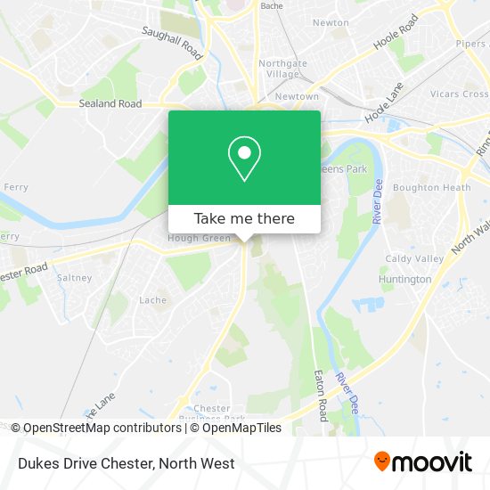 How to Get to Dukes Drive Chester by Bus or Train?