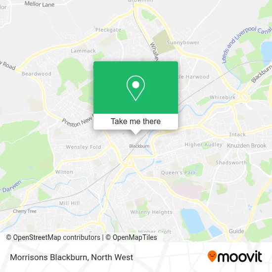How to Get to Morrisons Blackburn by Bus or Train?