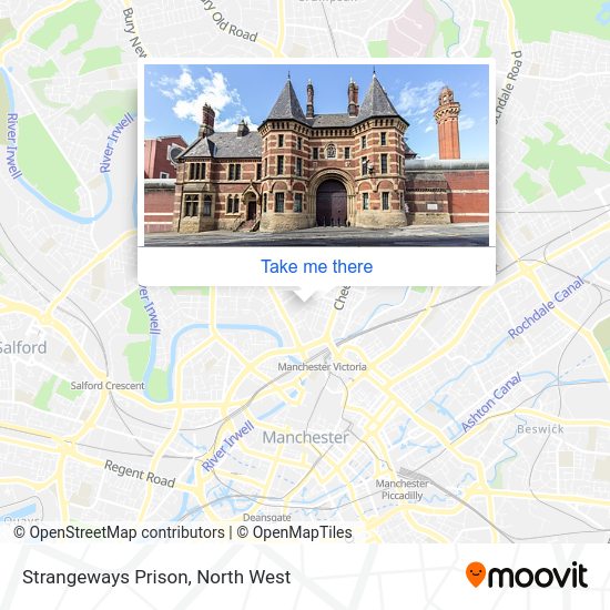 How to Get to Strangeways Prison in Manchester by Bus, Light Rail or Train?