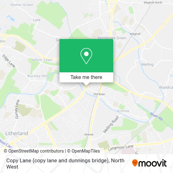 How to Get to Copy Lane (copy lane and dunnings bridge) in Old Roan by ...