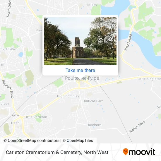 How to Get to Carleton Crematorium & Cemetery in Poulton-Le-Fylde by ...