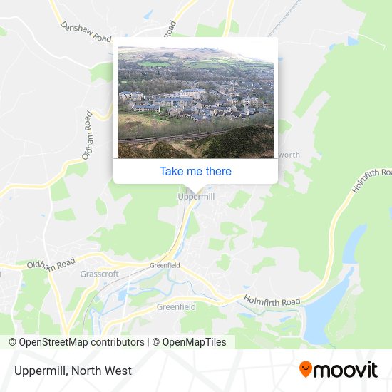 How to Get to Uppermill in Saddleworth by Bus, Light Rail or Train?