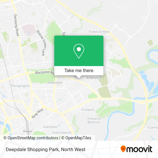 How to Get to Deepdale Shopping Park in Preston by Bus or Train?