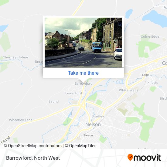 How to Get to Barrowford in Nelson by Bus or Train?