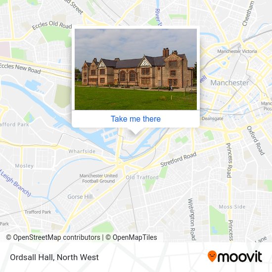 How to Get to Ordsall Hall in Salford by Light Rail, Bus or Train?