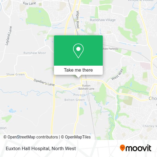 How to Get to Euxton Hall Hospital by Bus or Train?