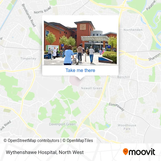 How to Get to Wythenshawe Hospital in Manchester by Bus, Light Rail or ...