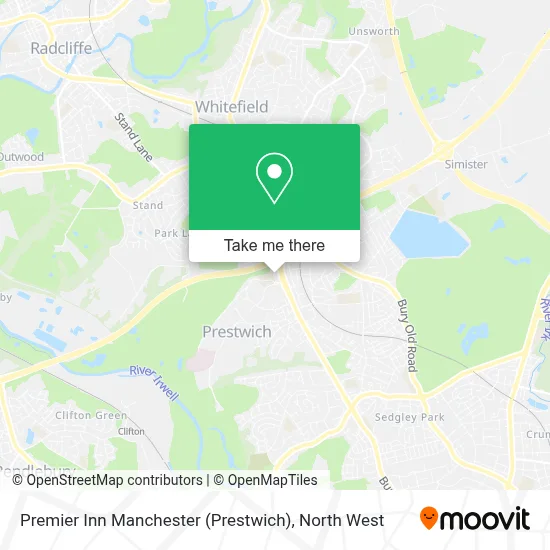 How to Get to Premier Inn Manchester (Prestwich) by Bus, Light Rail or ...