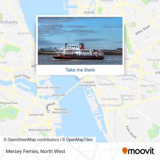 How to Get to Mersey Ferries in Liverpool by Bus or Train?
