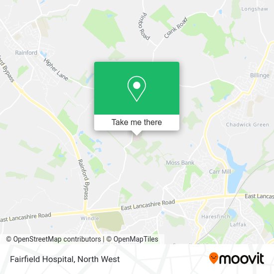 How to Get to Fairfield Hospital in St Helens by Bus or Train?