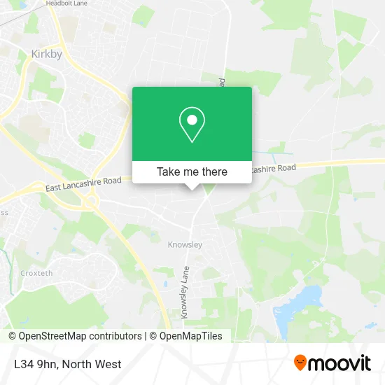 How to Get to L34 9hn in Knowsley by Bus or Train?