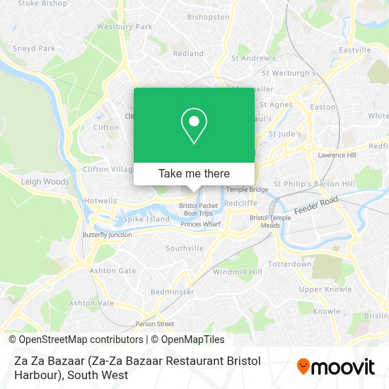 How to Get to Za Za Bazaar (Za-Za Bazaar Restaurant Bristol Harbour) by ...