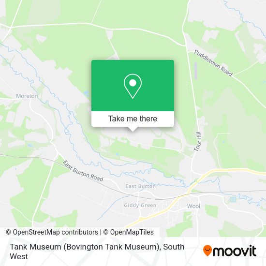 How to Get to Tank Museum (Bovington Tank Museum) in Wool by Bus or Train?
