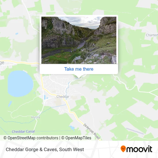How to Get to Cheddar Gorge & Caves by Bus or Train?