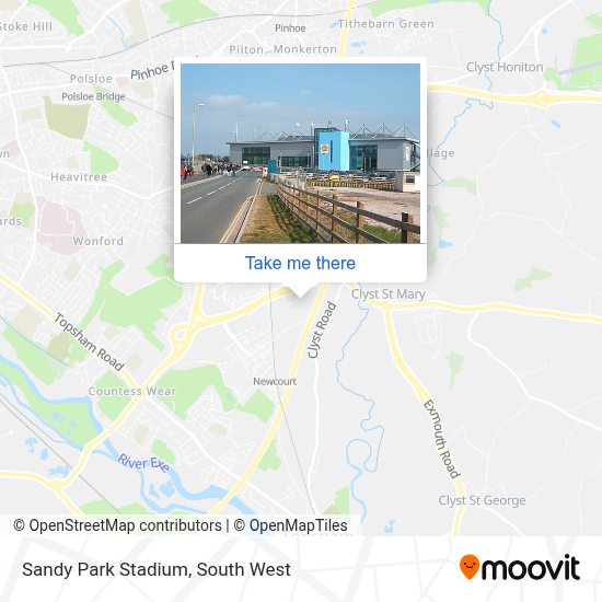 How to Get to Sandy Park Stadium in Exeter by Bus or Train?
