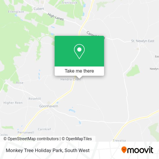 How to Get to Monkey Tree Holiday Park in Perranzabuloe by Bus?