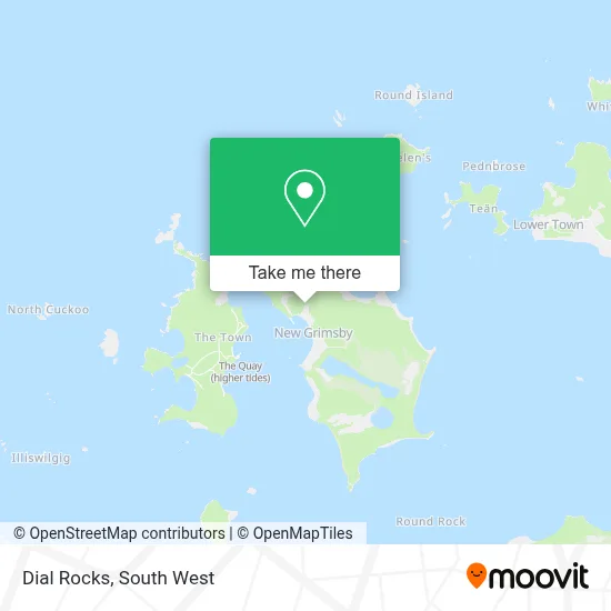 How to get to Dial Rocks with public transport?