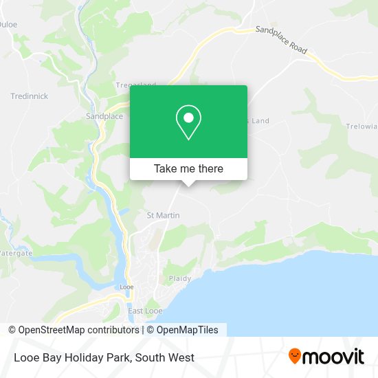 How to Get to Looe Bay Holiday Park in St. Martin-By-Looe by Train or Bus?