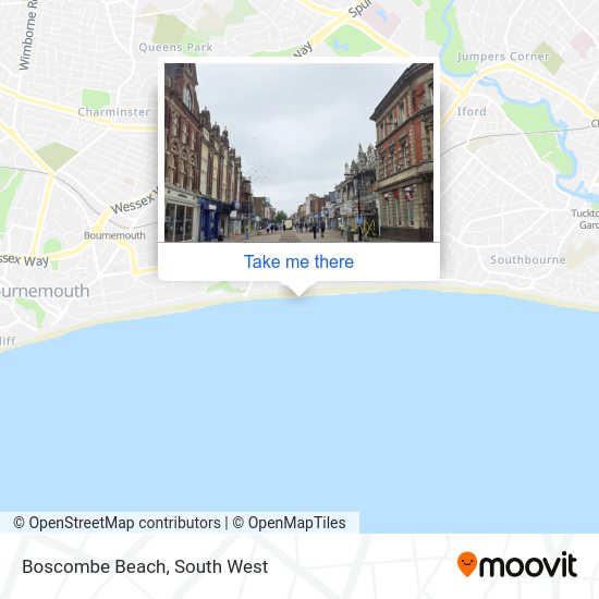 How to Get to Boscombe Beach in Bournemouth by Bus or Train?